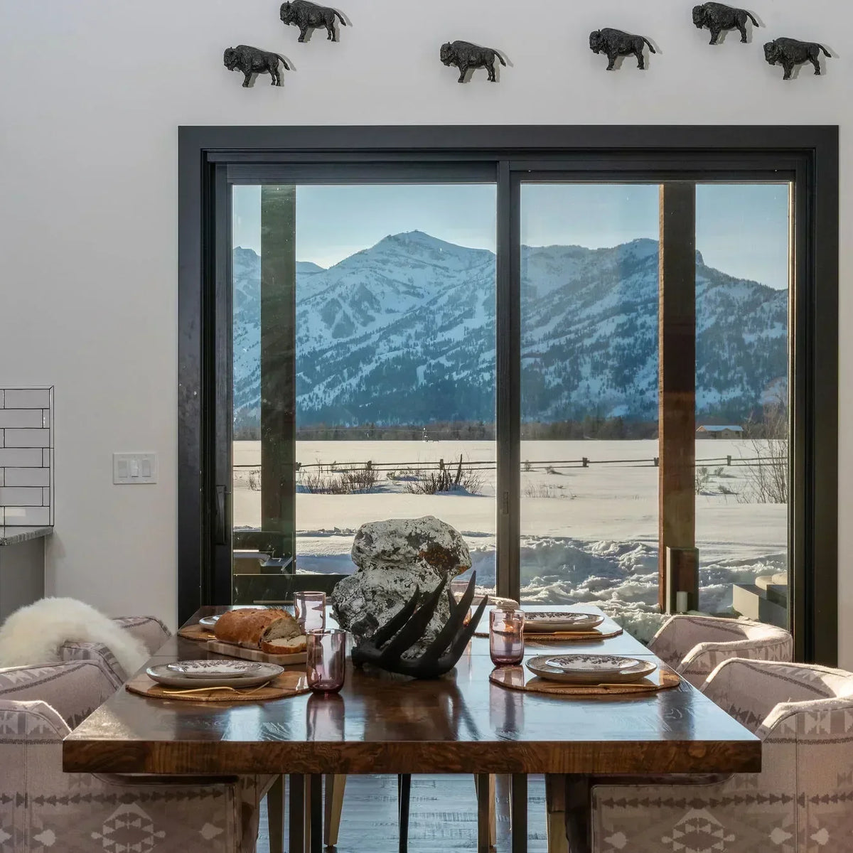 Wild West Modern Meets Jackson Hole Elegance | Antelope Flats by Elevated Living Interiors
