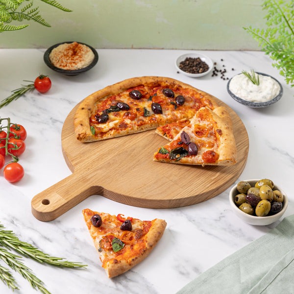 Small Round Pizza Board | Perfect for Serving & Entertaining – Elevated ...